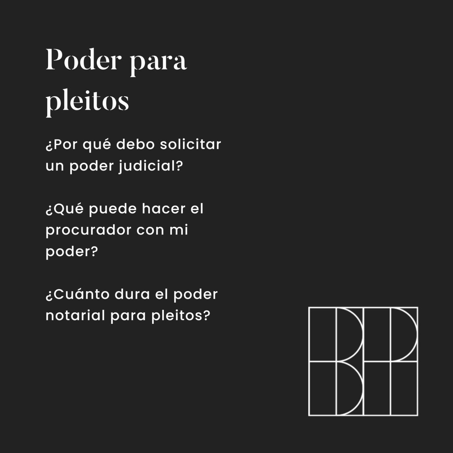 Poder para pleitos - Blog Notaría Blanca Palacios