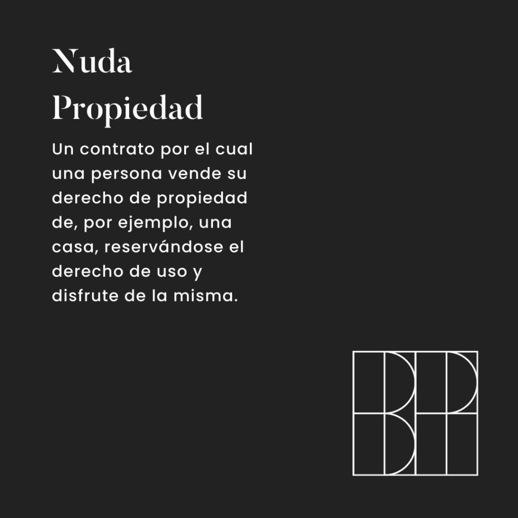 ¿En que consiste la venta de la nuda propiedad? - Blanca Palacios