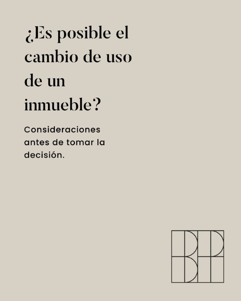 ¿Es posible el cambio de uso de un inmueble? Notaria en Vitoria.