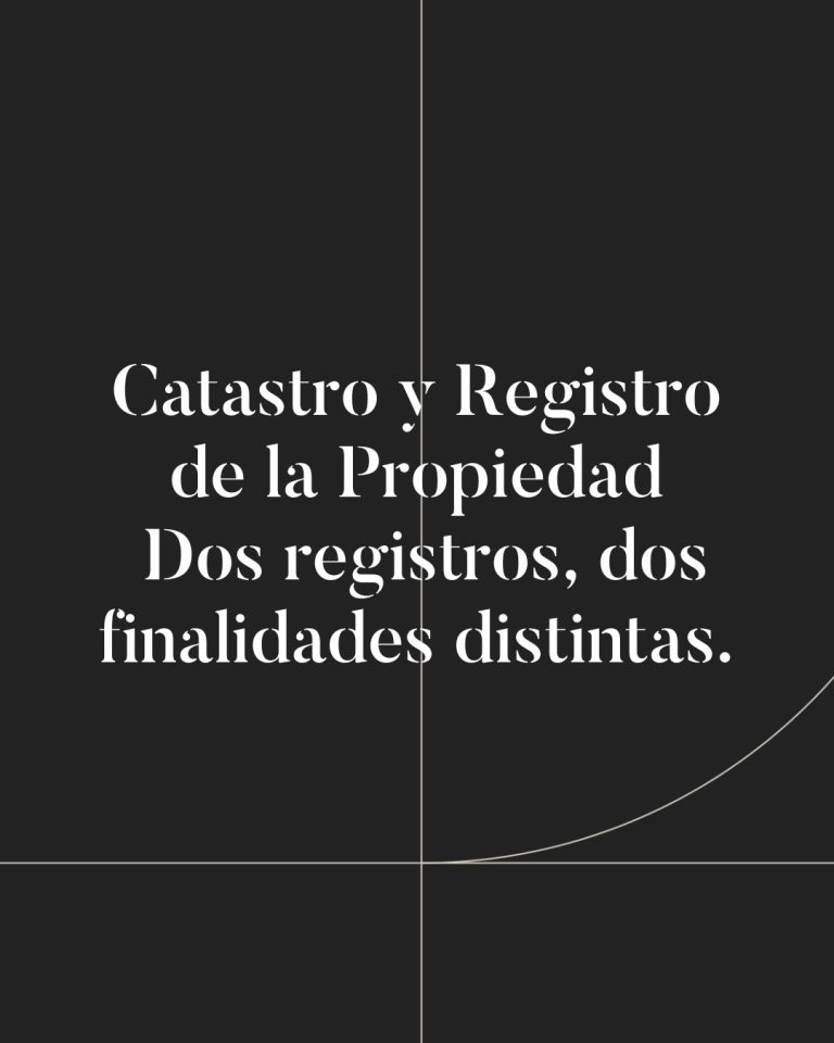 Diferencias entre Catastro y Registro de la propiedad